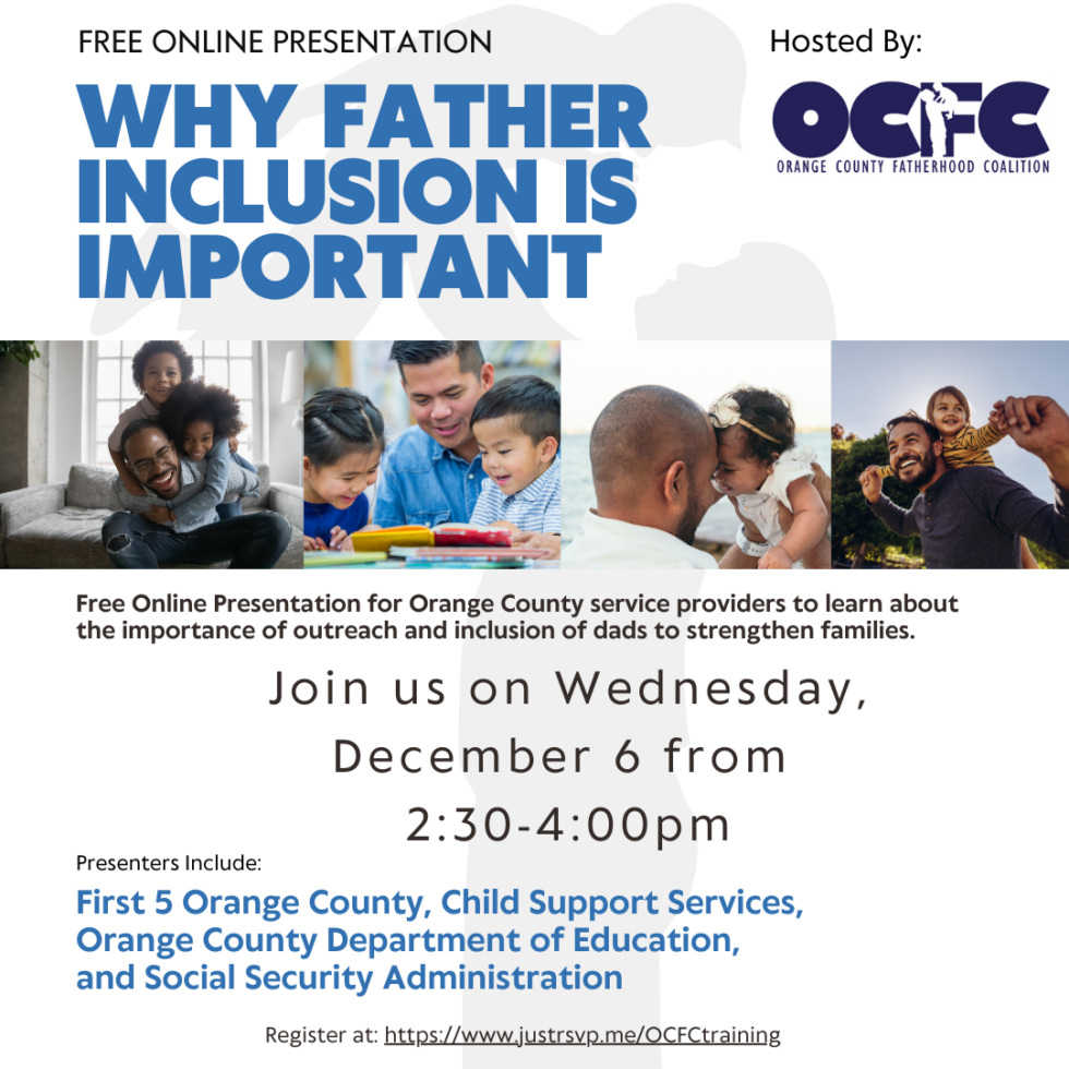 Free presentation: Why Father Inclusion is Important - First 5 Orange ...
