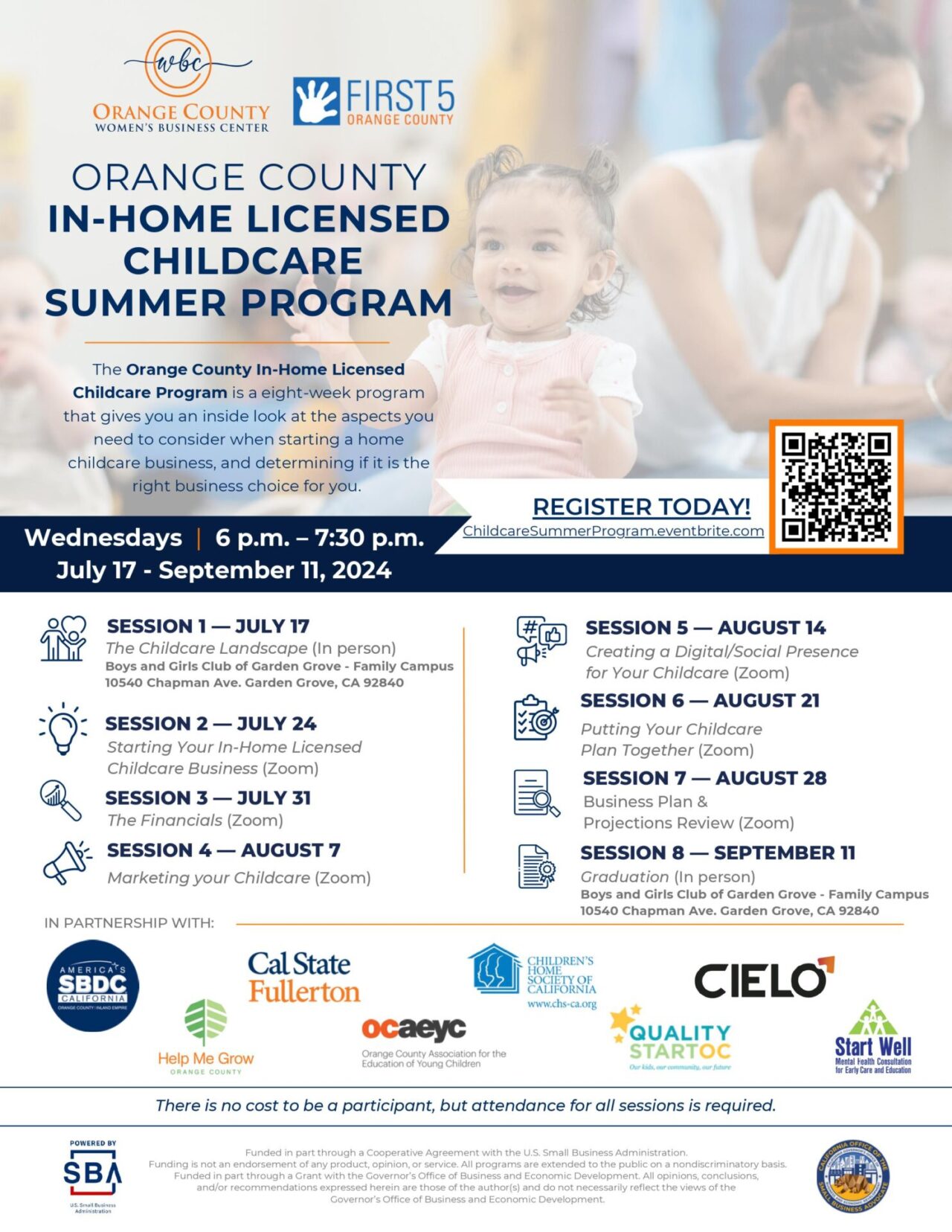 Child care business training cohort launches July 17 - First 5 Orange ...